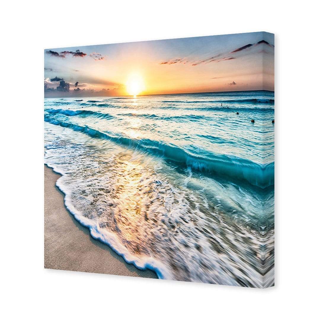 Glimmering Sunrise (square) Wall Art | The Canvas Art Factory – Wall ...