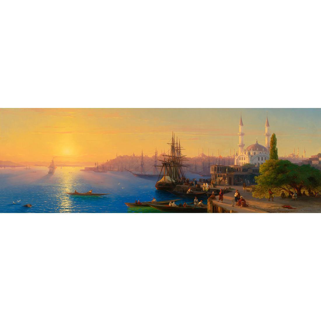 Sunset over Constantinople (long) By Ivan Aivazovsky Wall Art | The ...