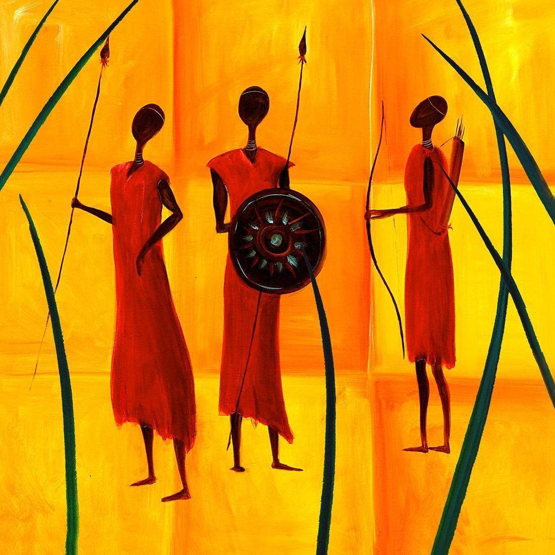 Three African Men Wall Art | The Canvas Art Factory Australia – Wall ...