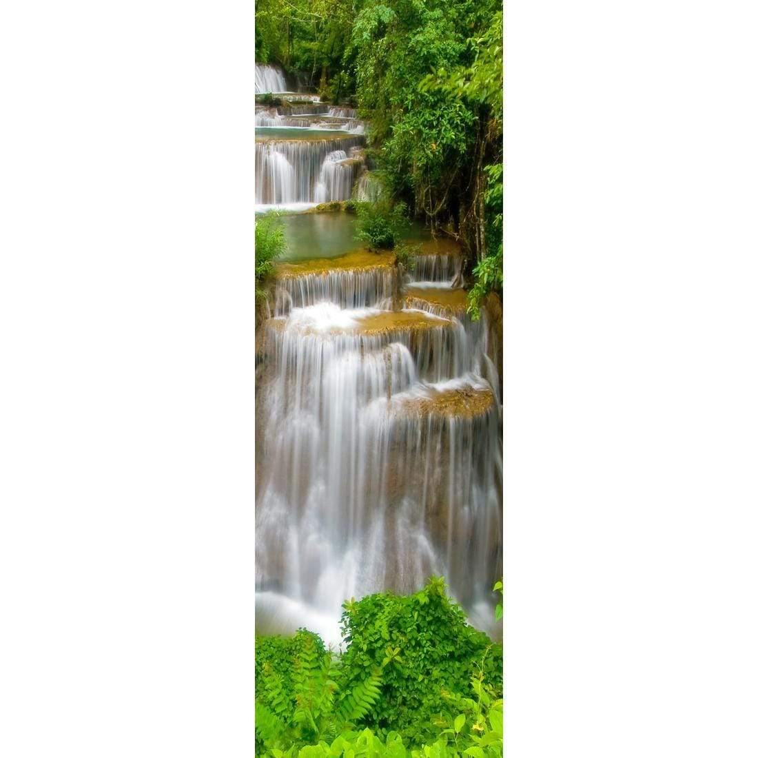 Tropical Waterfall - Vertical, Original (Long) Wall Art | The Canvas ...